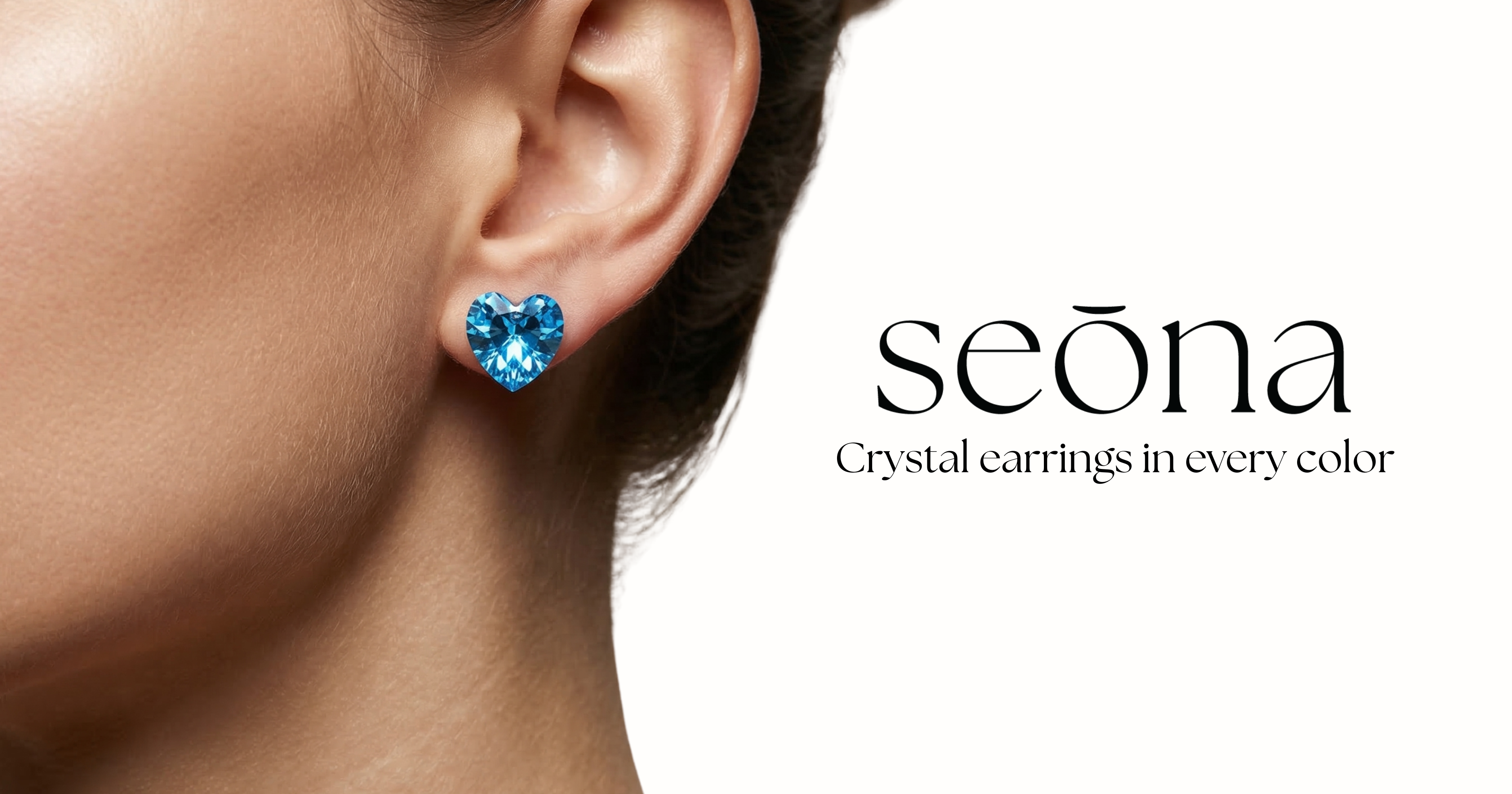 Crystal Earrings for Women | Hypoallergenic | Seona